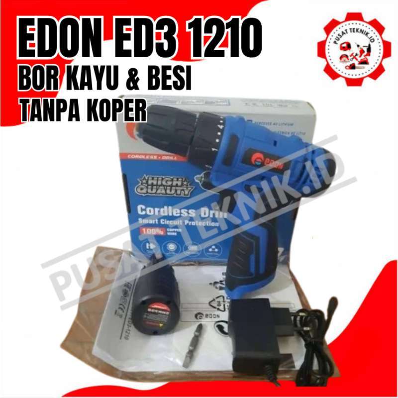 Jual Cordless Edon Ed3 1210 Biru Bor Cordless Edon Ed3 1210 Bor Tanpa ...