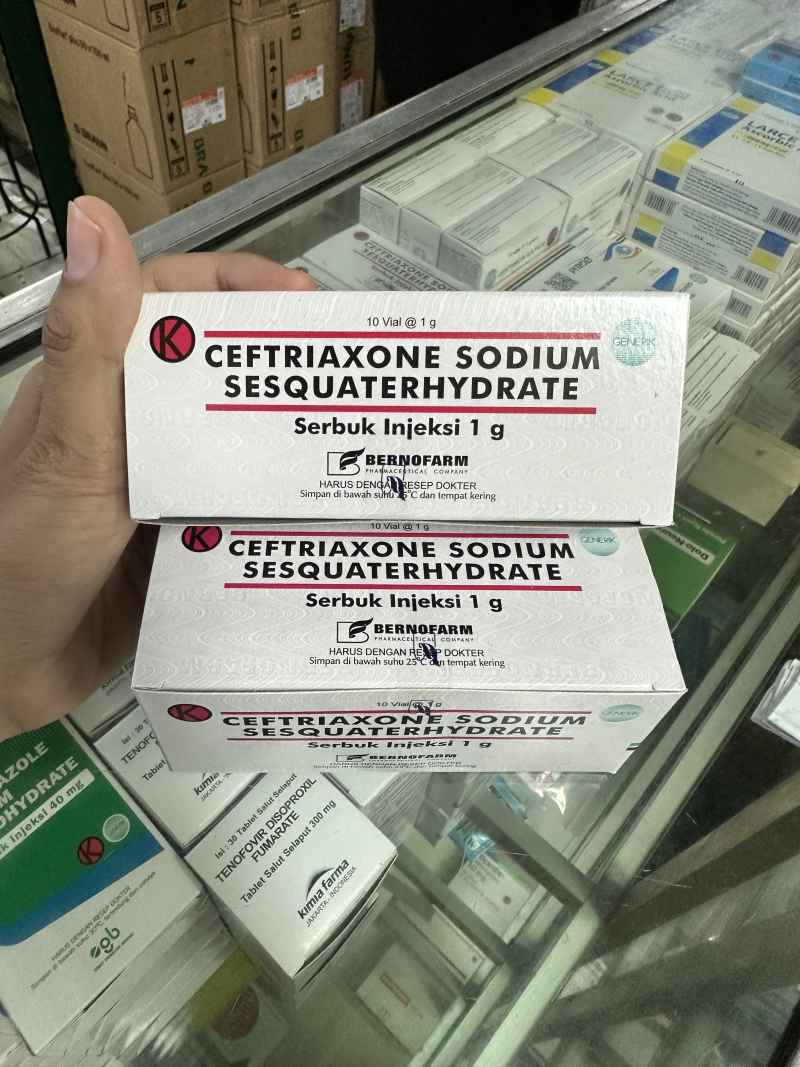 Jual Ceftriaxone Sodium 1 G / 1 Vial Exp Jauh Di Seller Fadhilah89 ...