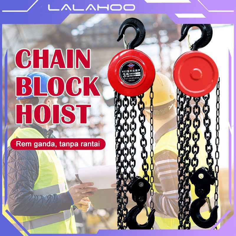 Promo Chain Block Hoist Katrol Alat Ang - 1 Ton 3meter Diskon 52% di ...