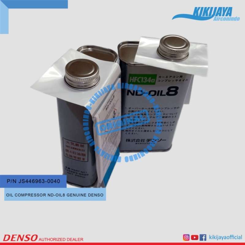 Promo New Oli Kompresor Nd Oil 8 R134a Genuine Denso 446963-0040 Sale Diskon 16% Di Seller ...