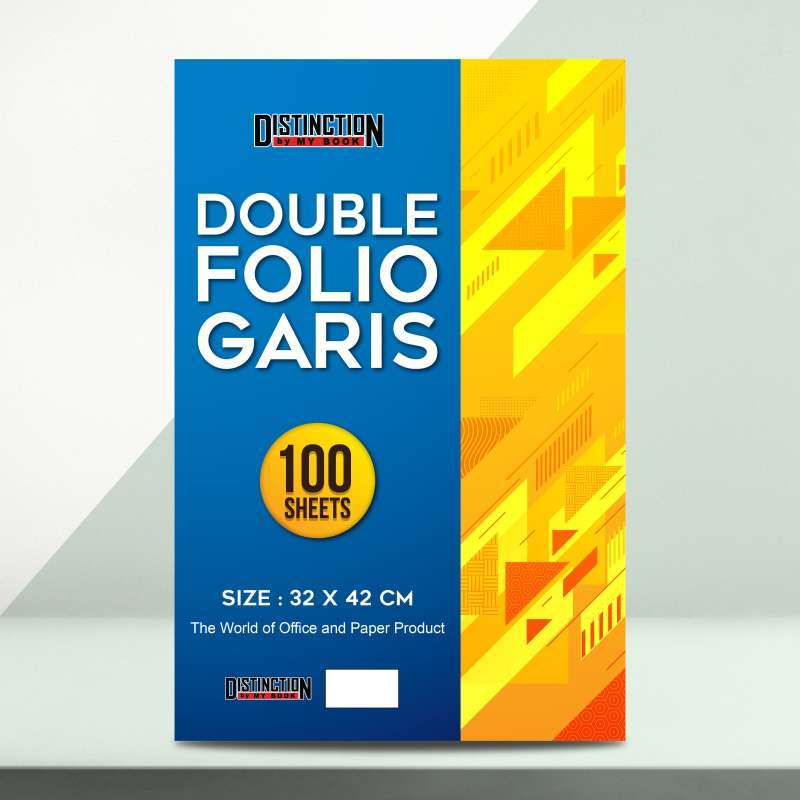 Jual Kertas Double Folio Garis 100 lembar di Seller Margono Official ...