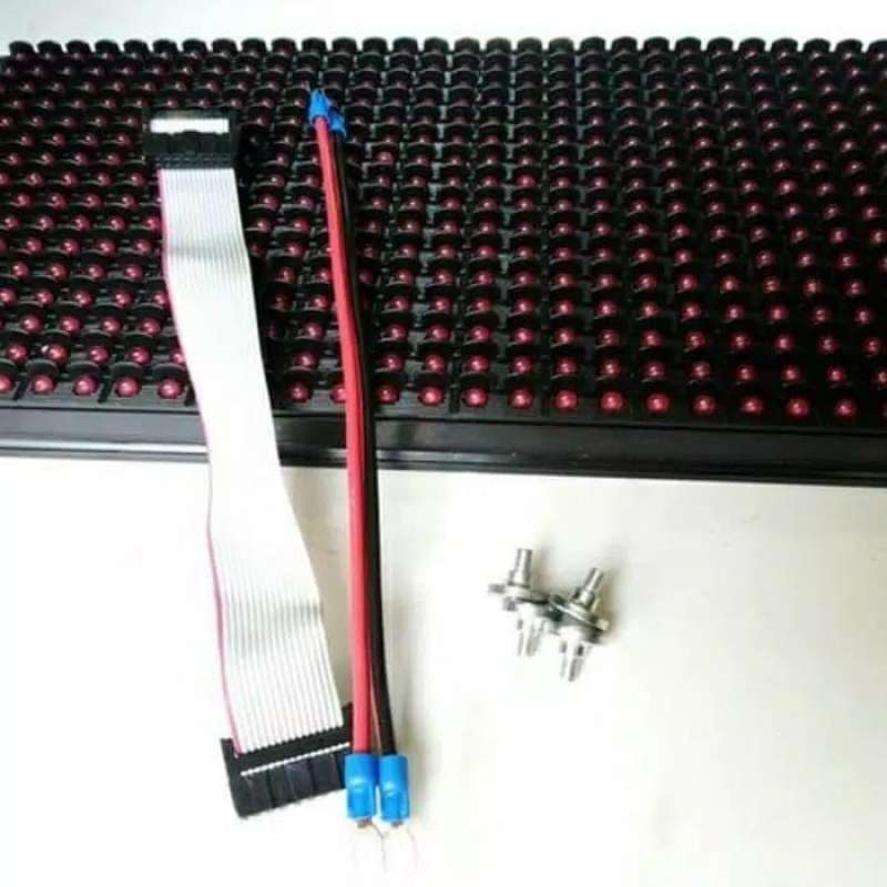 Jual Running Text Panel P10 Modul Full Red Merah LED Outdoor Lampu ...
