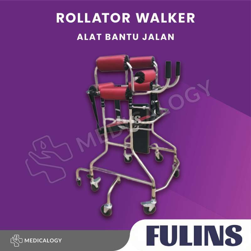 Jual Rollator Walker Dewasa Fulins / Alat Bantu Jalan Di Seller ...