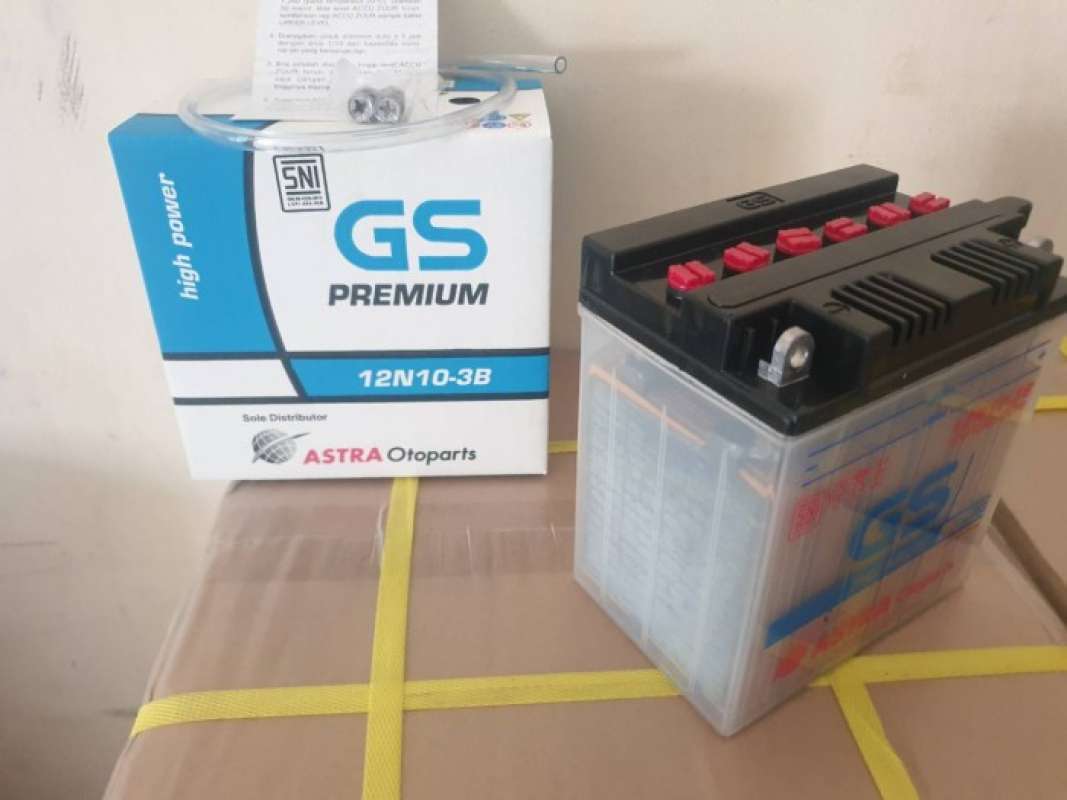 Promo Sale Aki Gs Astra 12N10-3B Binter Mercy (Basah) 12V 10Ah Promo Diskon 16% di Seller Runbuy ...