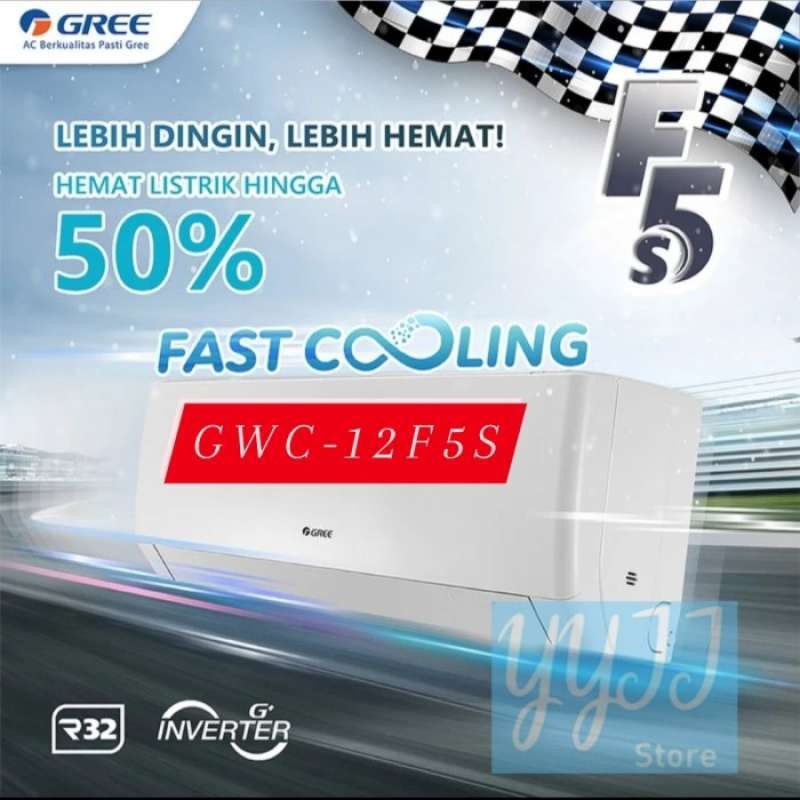Promo Ac Split Gree F5S Inverter Series 1,5Pk Gwc-12F5S Gwc12F5S 12F5S ...