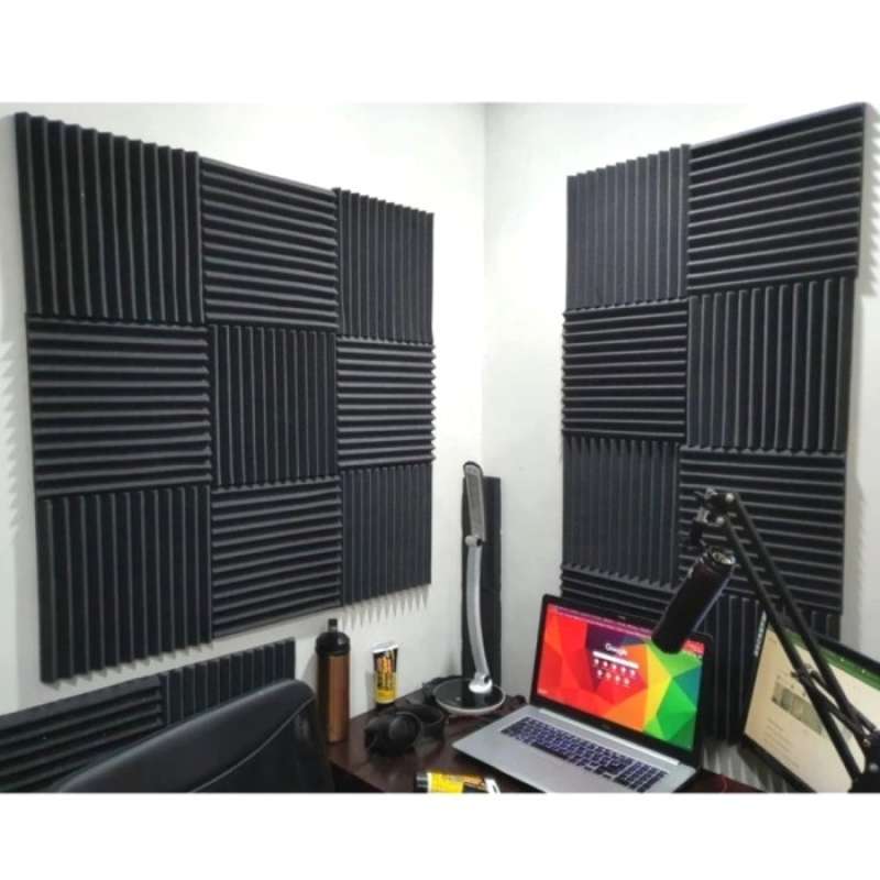 Jual wallpaper dinding wall panel 3D PVC hitam putih dekorasi ruang ...