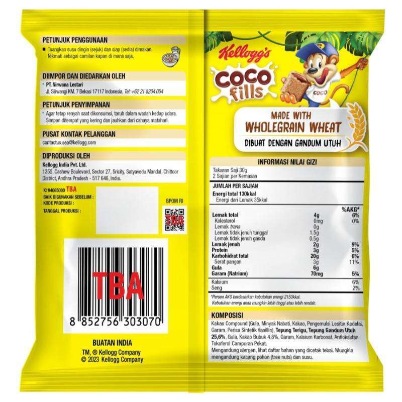 Jual Kellogg's Sereal Coco Fills 60g Di Seller Nirwana Lestari Store - Gudang Blibli | Blibli
