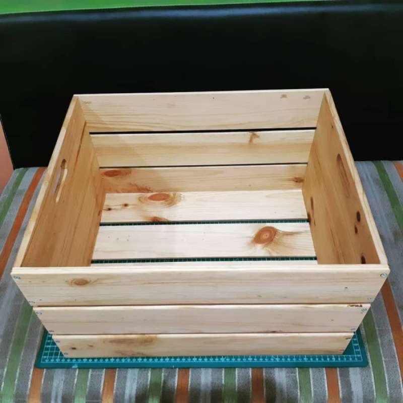 Jual Wooden Crate / Container / Box / Storage / Krat Kayu 60l Di Seller ...