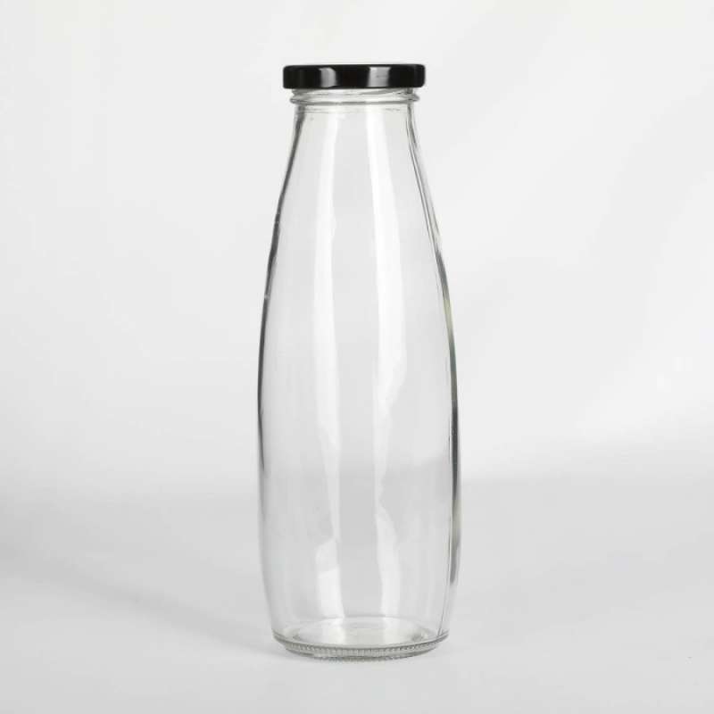 Promo botol kaca MILK jar | kopi| susu| metal lid volume 500ml x 60pcs ...