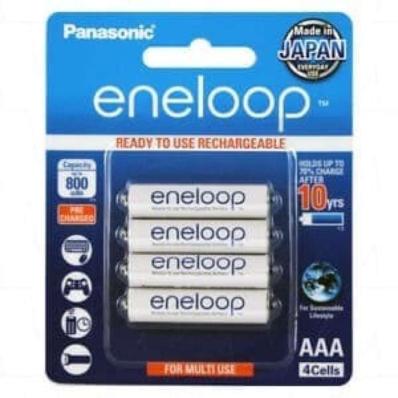 Promo Baterai Eneloop Aaa / A3 Rechargeable Battery 800mah 4pcs Diskon ...