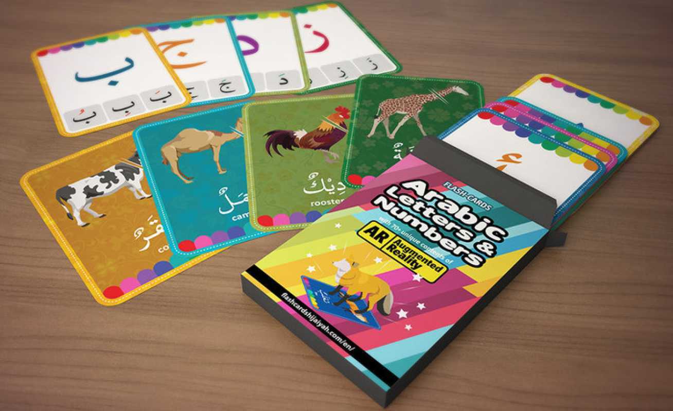 Promo Flashcards Arabic Letters & Numbers Diskon 25% Di Seller ...