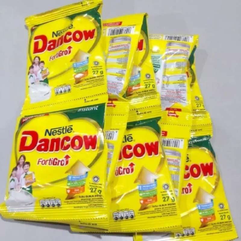 Promo Dancow Fortigro Instant Full Cream Susu Bubuk 26 g Sachet Diskon ...