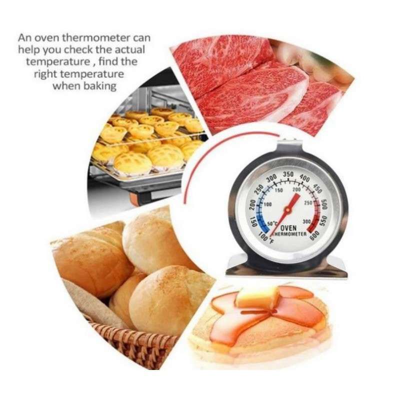 Jual FLIP FLIP Termometer Oven Analog Stainless 300C Thermometer Suhu ...