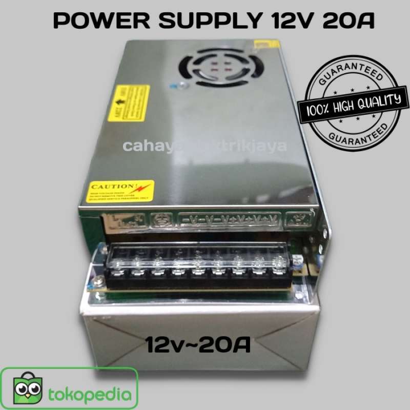 Promo Power Supply 12v 20a / Switching Power Supply 12v 20a / Psu 12v ...