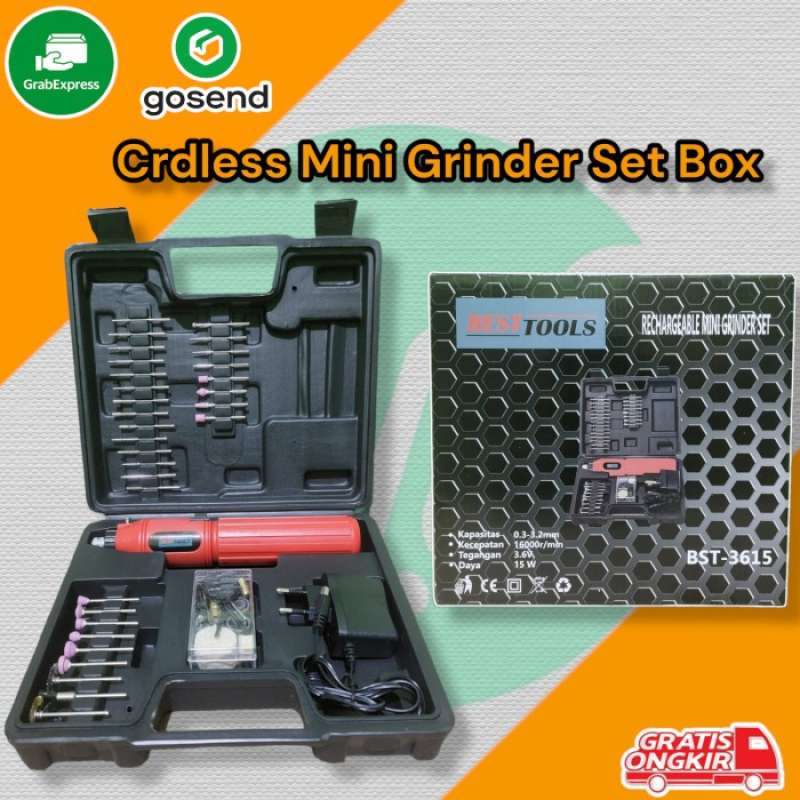 Promo Cordless Mini Die Grinder Tuner Set - Gerinda Mini Ukir ...