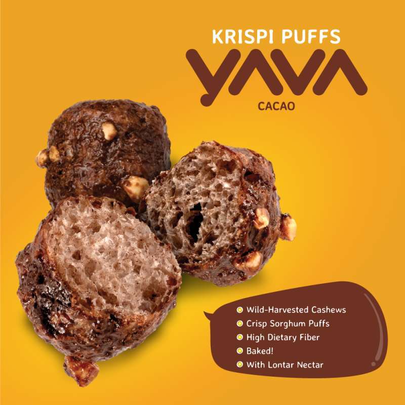 Promo Yava Carton Pack Krispi Puffs Cacao ( 12 X 35g ) Diskon 14% Di ...