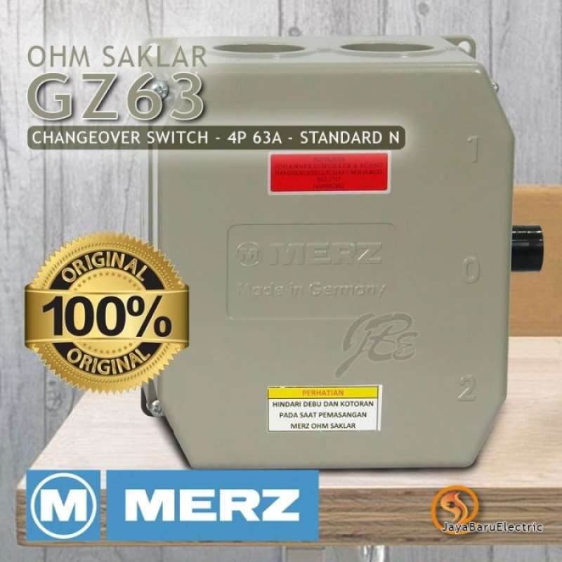 Promo COS / Ohm Saklar / Cam Switch / Changeover Switch Merz 4P 63A ...
