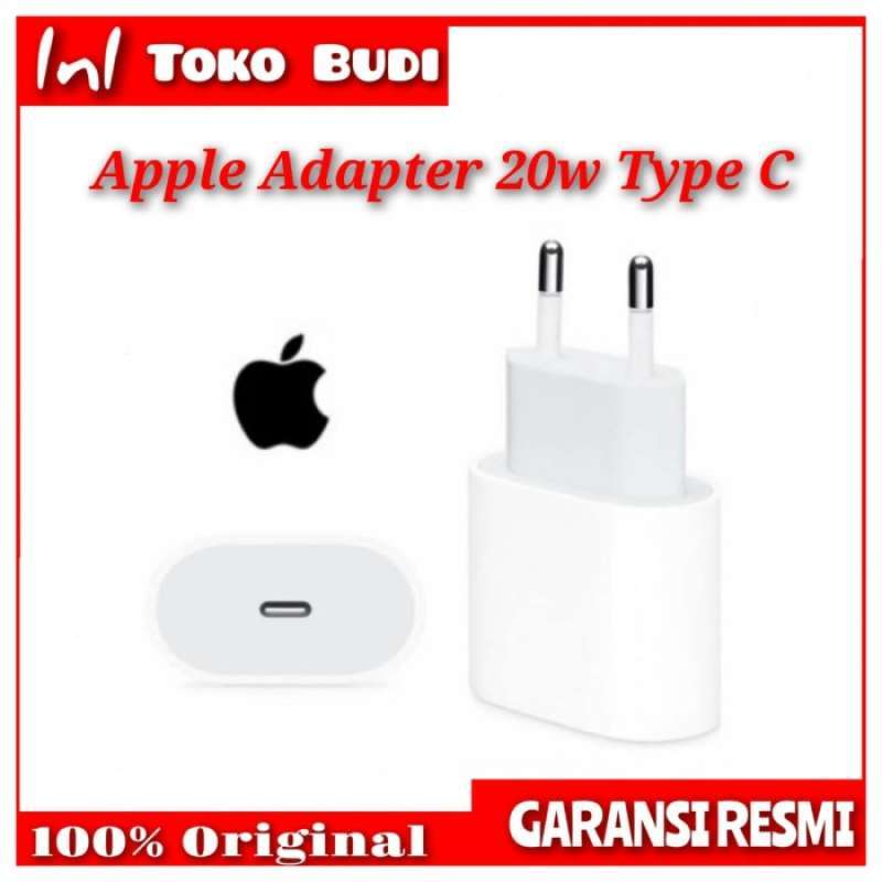 Promo Apple USB-C 20W Power Adapter For Iphone 12 Pro Max Series Resmi ...