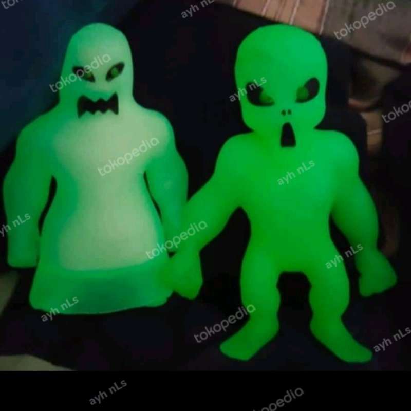 Promo monster flex alien spesial rare bon goo jit zu batman gold flash ...