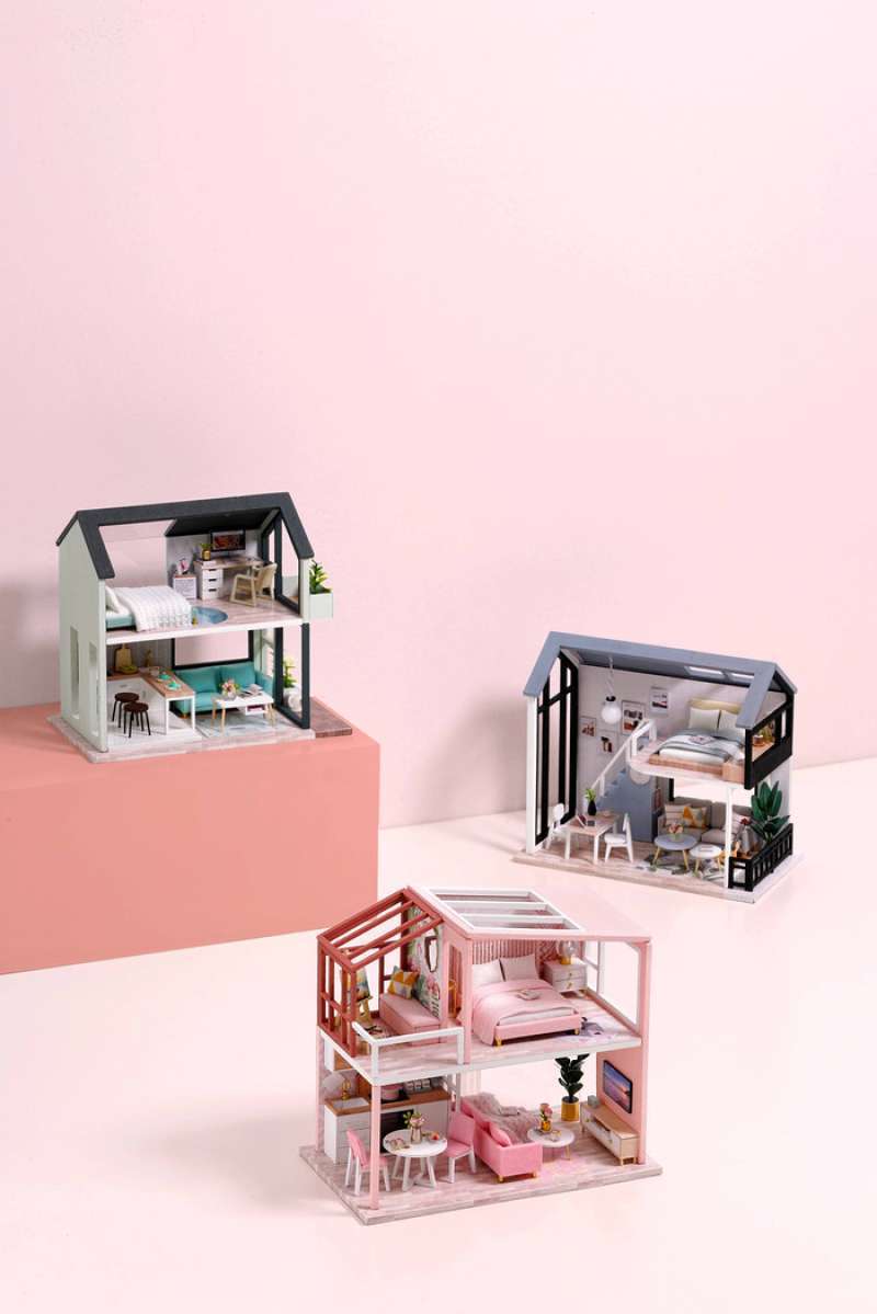 Promo DIY Miniature Dollhouse Rumah Miniatur 3D Q Series Diskon 23% di ...