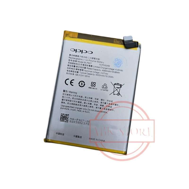 Promo Baterai Battery Oppo A77s Cph2473 Model: Blp927 Original Diskon ...