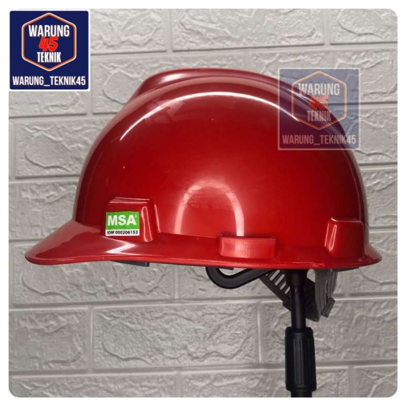 Promo Helm Proyek Safety V Guard Merk Msa Sni Lokal Suspensi Standard ...