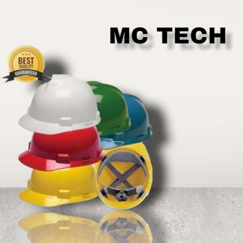 Promo Helm Proyek / Safety Helmet Warna Kuning Pemutar Mc Tech Diskon 9 ...