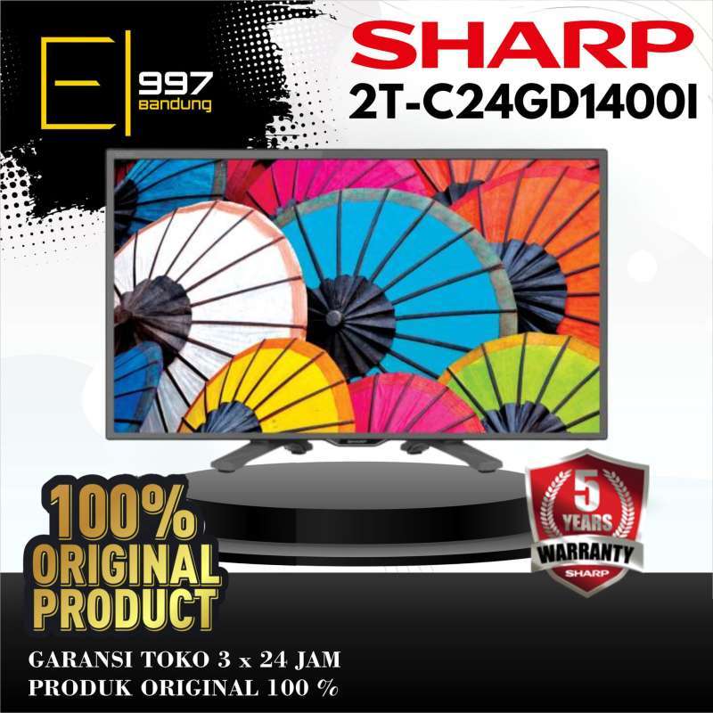 Promo SHARP LED TV 2T C24GD1400I / 24GD1400I Digital 24 Inch HD Ready Diskon 9% di Seller ...