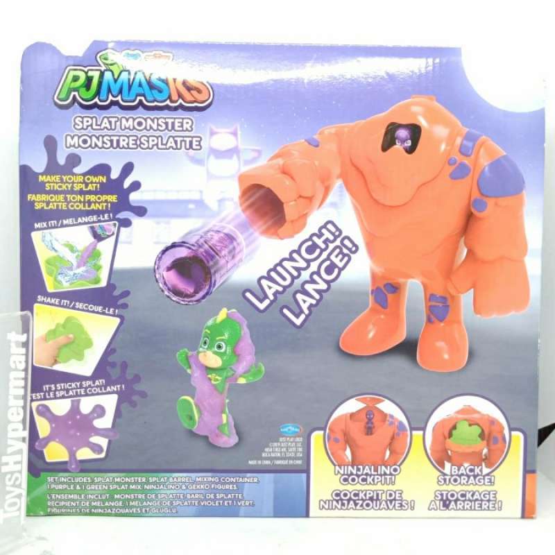 Promo Pj Masks Splat Monster Gekko Night Ninja Diskon 23% Di Seller ...
