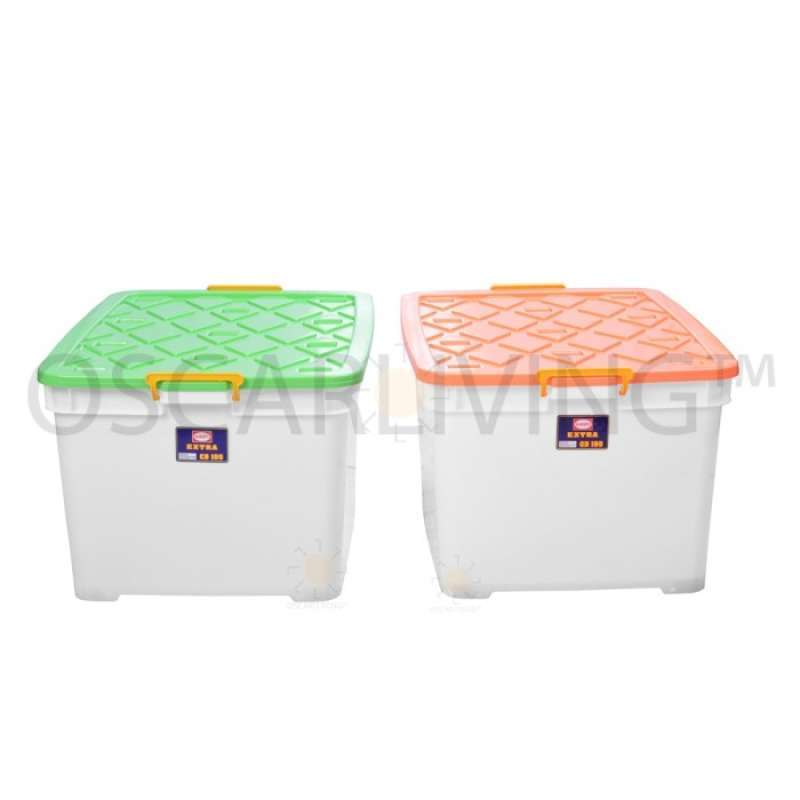 Promo Shinpo 126 Extra Box Container 195 Liter Roda CB195 - 1 PCS ...