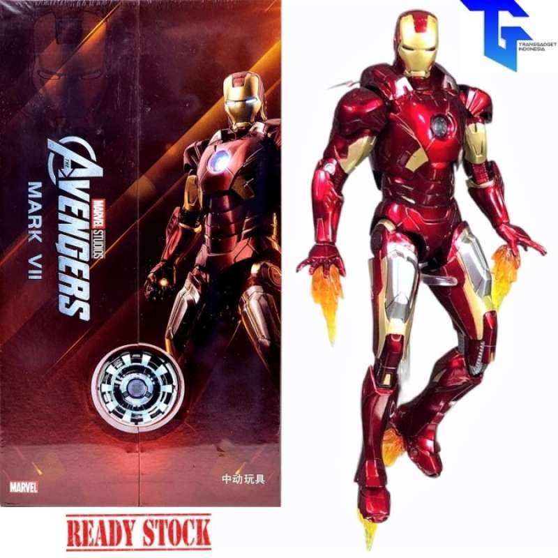 Promo ZD TOYS Iron Man MK7 - 1/10 Marvel Avengers IronMan Mark 7 ...