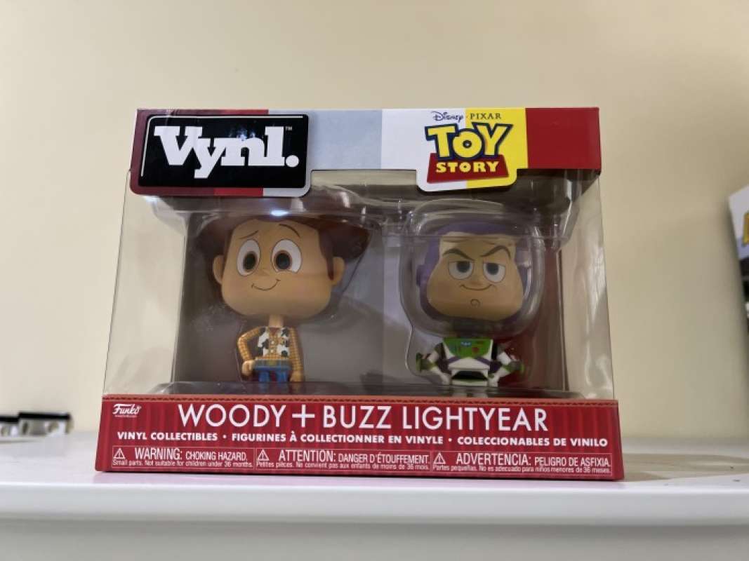 Promo Vynl 2 Pack Disney Pixar : Toy Story - WOODY and BUZZ LIGHTYEAR ...
