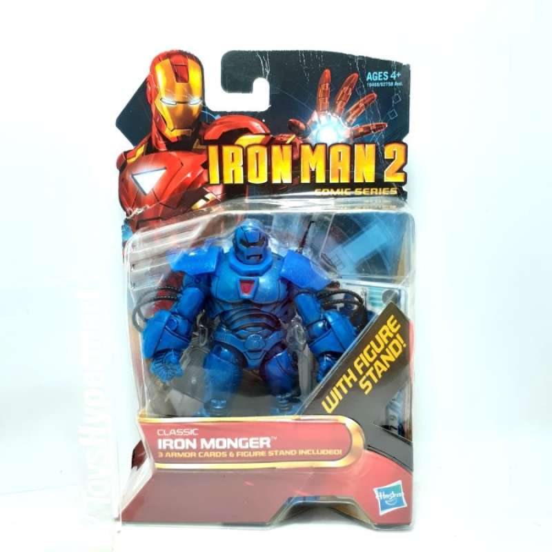 Promo ORI Marvel Iron Man Comic Series 2 Iron Monger 3.75 Inch Hasbro Diskon 23% di Seller ...