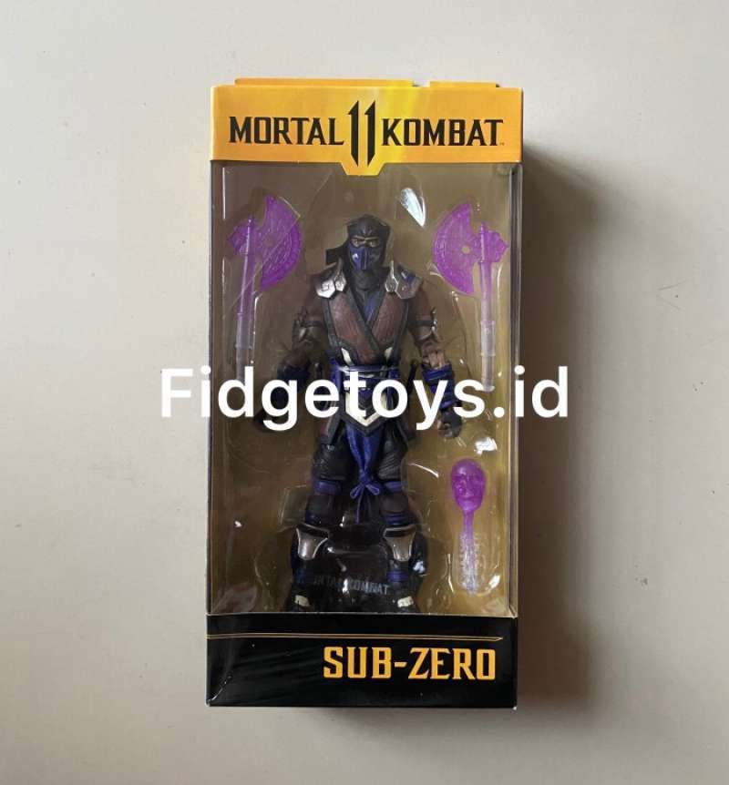 Promo McFarlane Toys Mortal Kombat 7 Sub Zero Winter Purple Action ...