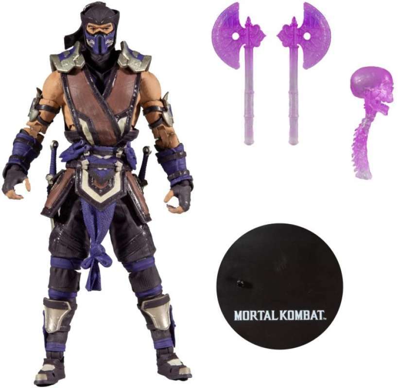 Promo McFarlane Toys Mortal Kombat 7 Sub Zero Winter Purple Action ...