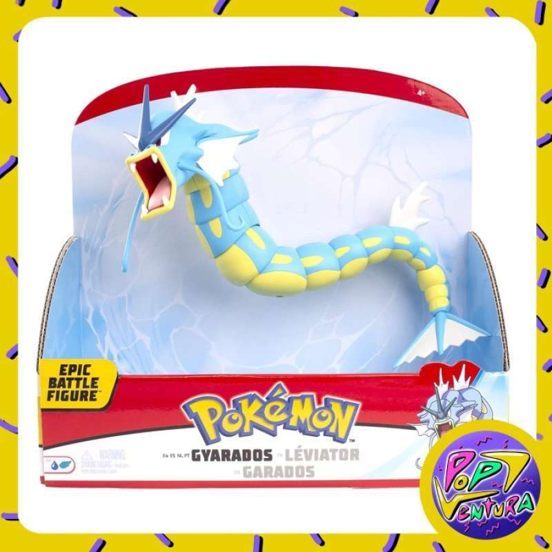 Promo POKEMON - GYARADOS WCT Epic Battle Action Figure Wicked Cool Toys ...