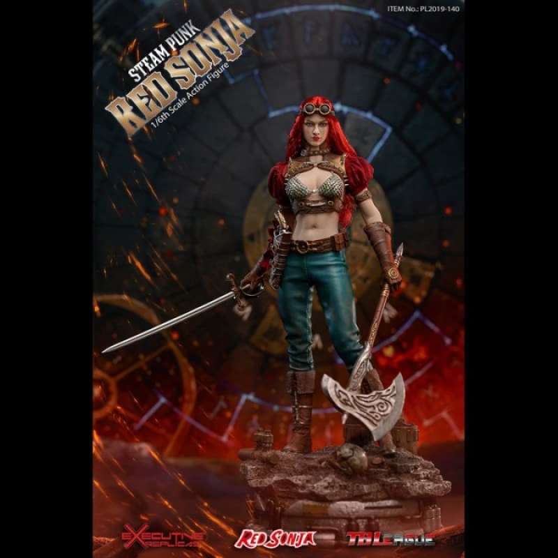 Promo TBDLeague Red Sonja SteamPunk Deluxe ver. Phicen PL2019-140-B ...