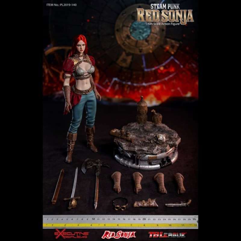 Promo TBDLeague Red Sonja SteamPunk Deluxe ver. Phicen PL2019-140-B ...