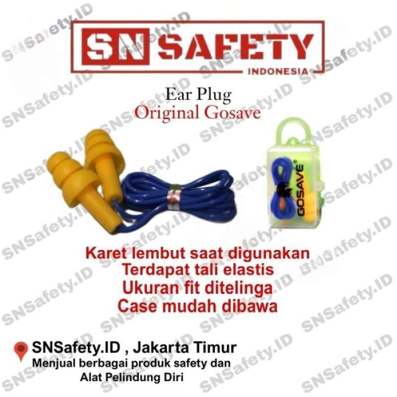 Promo Earplug gosave ultrafit dengan kotak penyimpanan - kuning Diskon ...