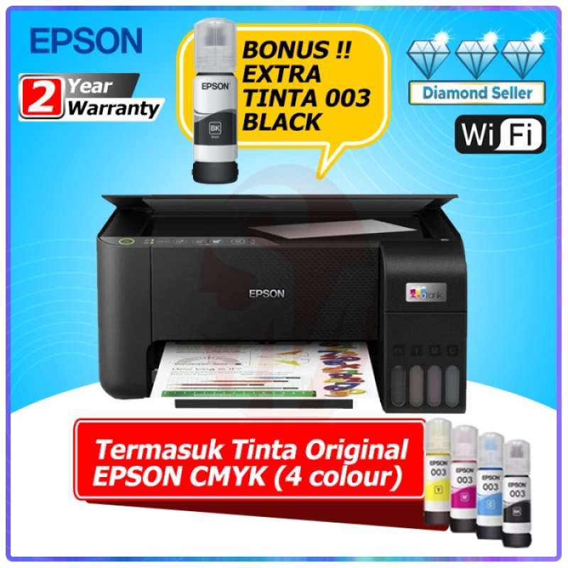 Promo Printer Epson L 3250 Print Scan Copy Wireless Diskon 9% di Seller ...