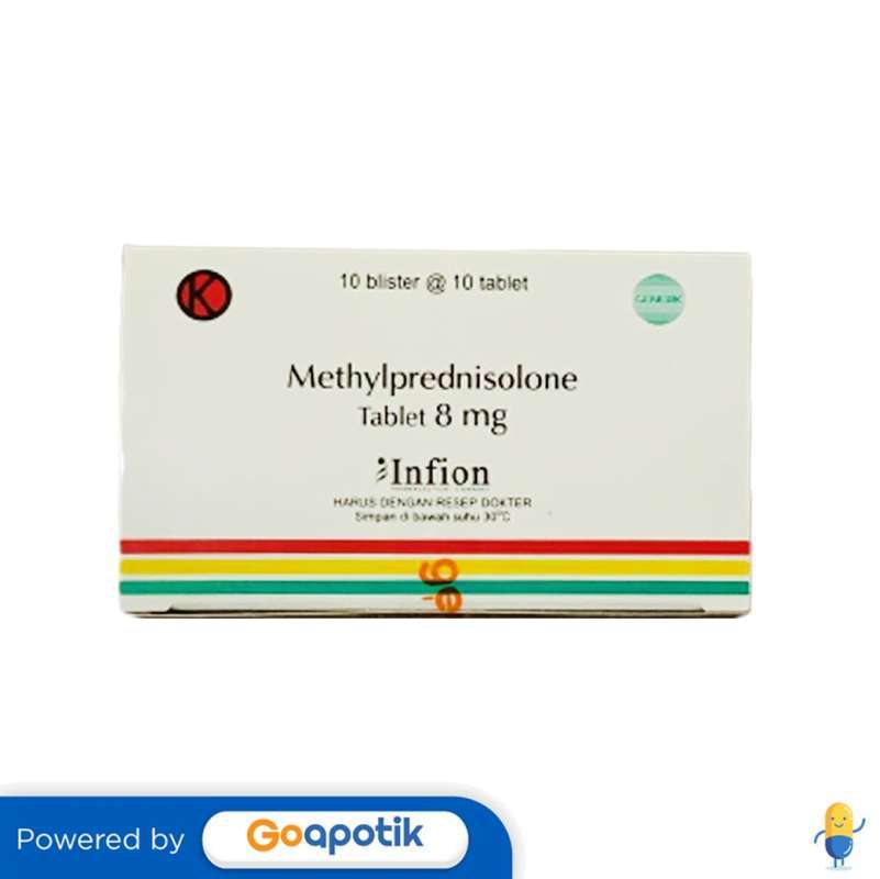 Jual Methylprednisolone Infion 8 Mg Box 100 Tablet Di Seller Apotek ...