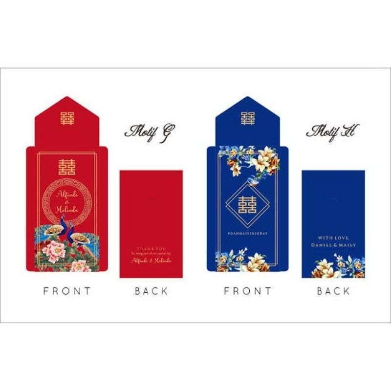 Jual Custom Angpao Chinese New Year Size M Cetak Ukuran 7.3cmx10 Cm ...