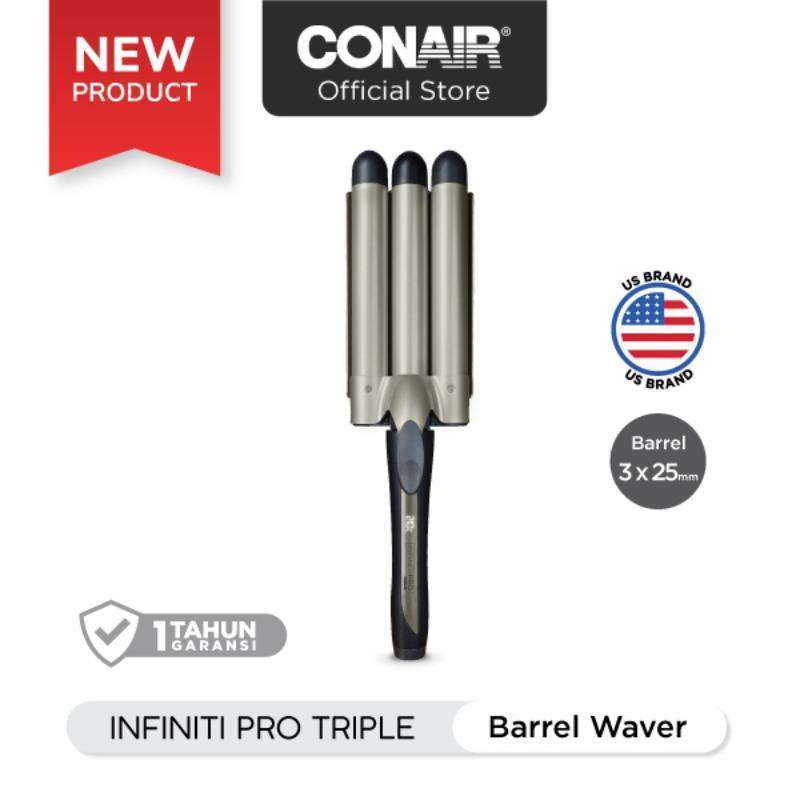 Promo Conair Catokan Gelombang Infinitipro Triple Barrel Waver Diskon ...
