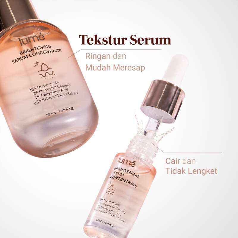 Jual Lume Brightening Serum Concentrate Di Seller Lumecolors Yukma ...