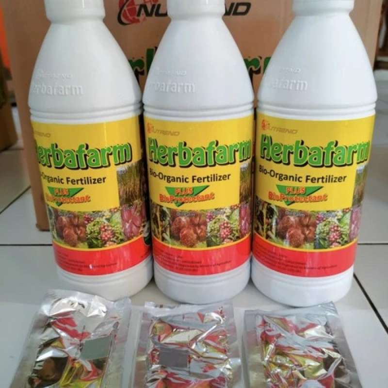 Promo Herbafarm Pupuk Cair Bio Organik Sidomuncul 1 Liter Original ...
