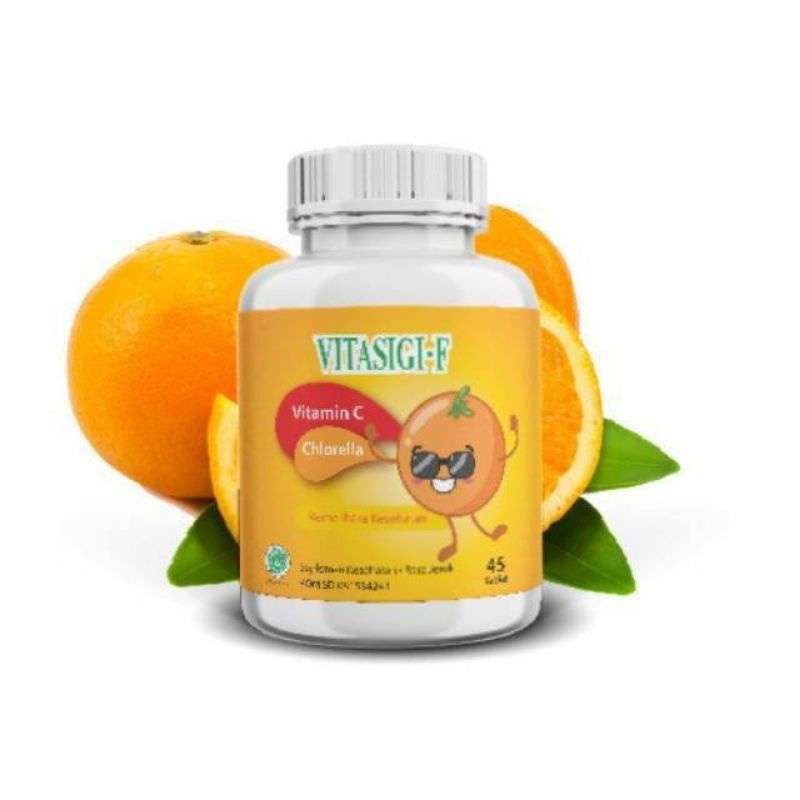 Jual CNI Vitasigi F Halal Isi 45 Tablet Kunyah Tab Varian Rasa Stroberi ...