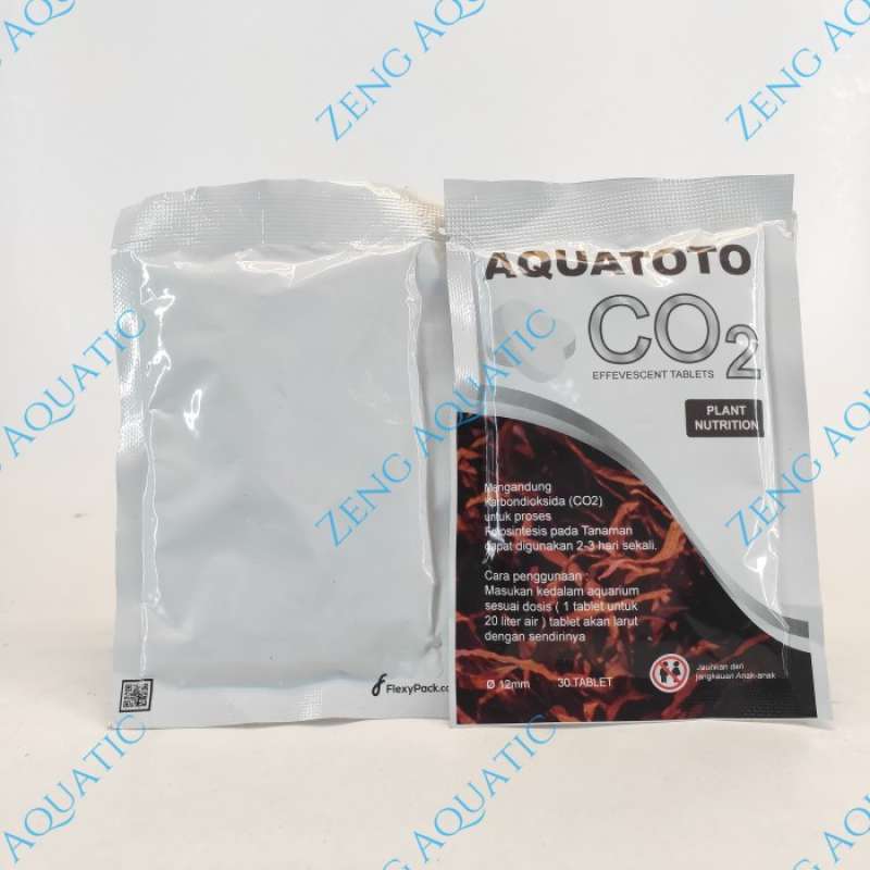 Jual Aquatoto Co2 Sachet Nutrisi Tanaman Aquarium Aquascape Isi 30 ...