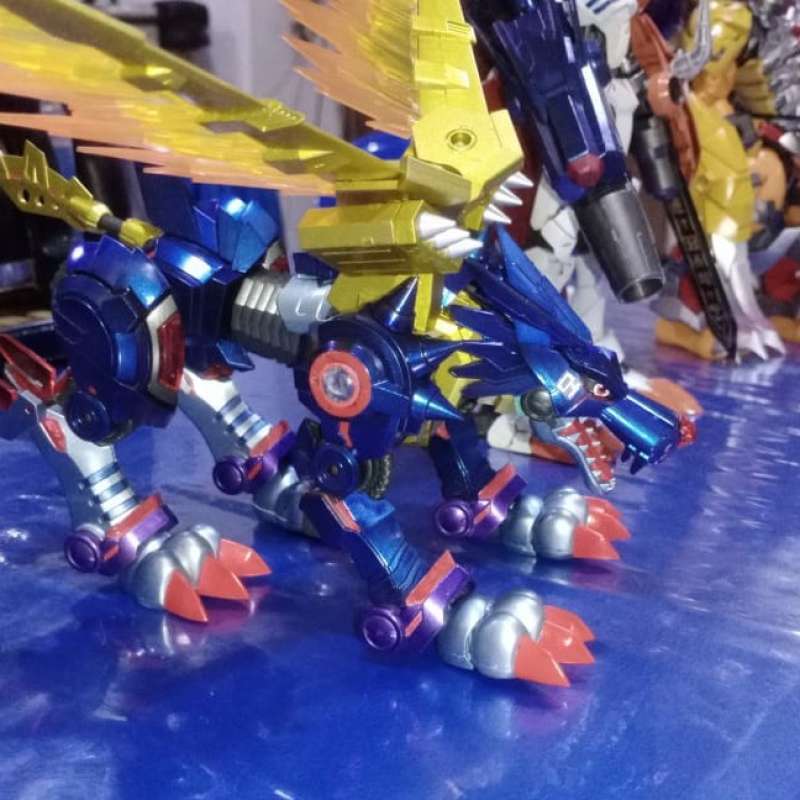 Jual Metal Garurumon Figure Rise Custom Paint Di Seller Jinyangshop ...