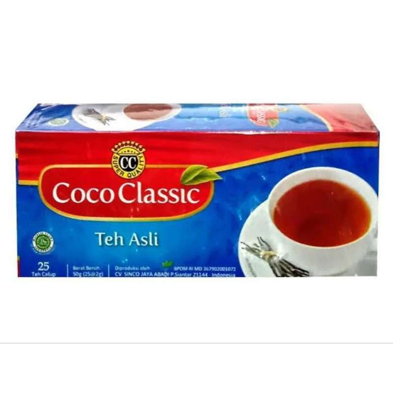 Jual Teh Celup Coco Classic Teh Asli Isi 25 Teh Celup Di Seller Little ...