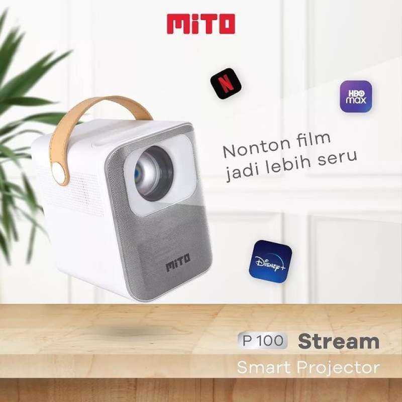 Promo Mito Smart Projector Stream P100 Android 9.0 Wifi Bluetooth Proyektor Diskon 27% Di Seller ...